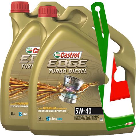 CASTROL EDGE TITANIUM TURBO DIESEL 5W-40 TD 10L 4008177077142 za 377 ...