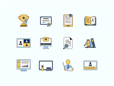 Colored Outline Icon Designs Themes Templates And Downloadable