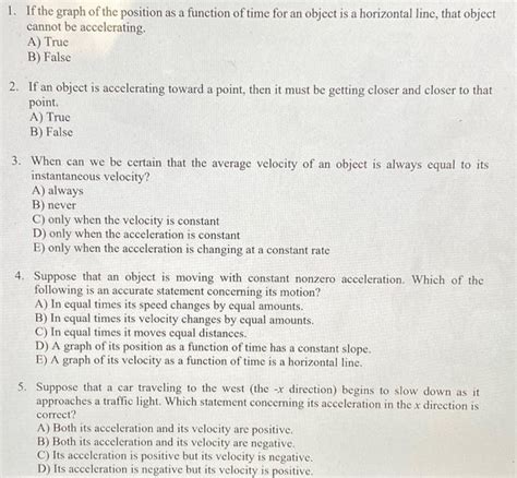 solved 1 if the graph of the position as a function of time