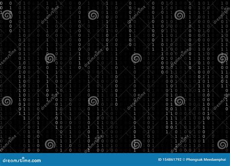 Binary Background Black
