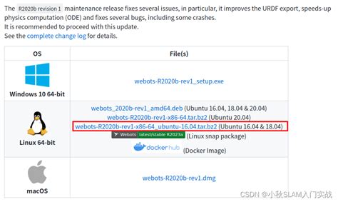 webots安装使用教程 webots在ubuntu系统安装 CSDN博客