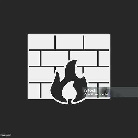 방화벽 아이콘크기 0명에 대한 스톡 벡터 아트 및 기타 이미지 0명 기업 재무와 산업 데이터 Istock