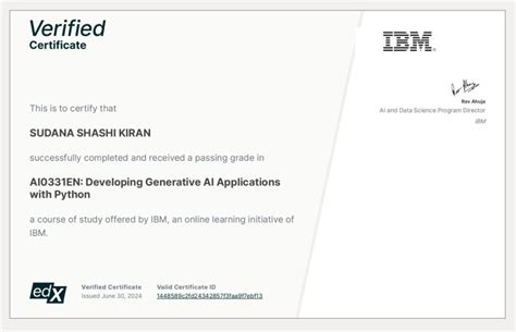 Shashi Kiran Sudana On Linkedin Ai Machinelearning Python