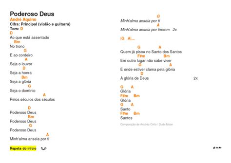 Poderoso Deus - Andre Aquino | PDF
