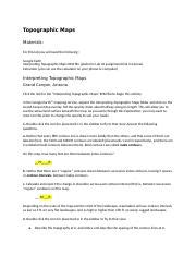 Understanding Topographic Maps With Google Earth Course Hero