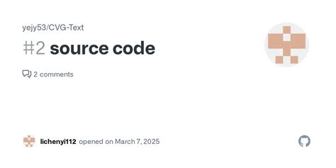 Source Code · Issue 2 · Yejy53cvg Text · Github