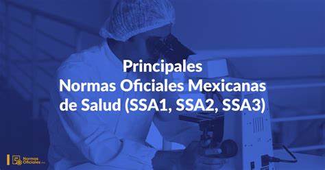 Principales Nom De Salud Ssa1 Ssa2 Ssa3 🏛️