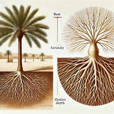 The Root Of The Date Tree Desert Sun Dates