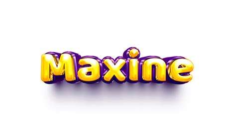Free Names Of Girls English Helium Balloon Shiny Celebration Sticker 3d