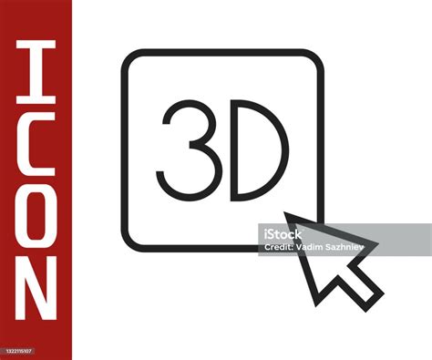 Icône Dimprimante 3d De Ligne Noire Isolée Sur Fond Blanc Impression 3d