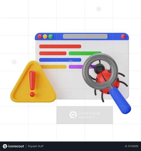 Bug Detection 3d Icon Download In Png Obj Or Blend Format