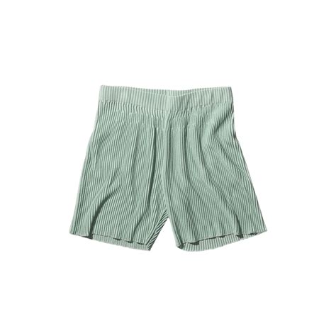 골드윈 골드윈0 재패니스 페이퍼 옵티컬 니트 쇼츠 민트 Goldwin Kream
