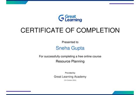 Sneha Gupta On Linkedin Resourceplanning Continuouslearning Greatlearning Projectmanagement