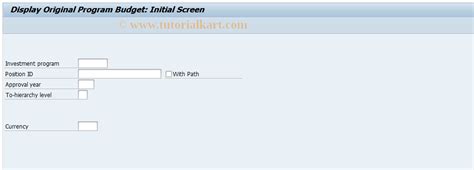 IM SAP Tcode Display Budget Of Invoice Prog Position