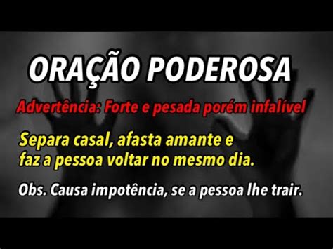 ORAÇÃO PESADA E FORTE PARA TRAZER DE VOLTA DEFINITIVA PODEROSA E