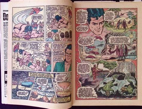 superman comic issue 267 — detached cover morgan edge villain — 1973 dc