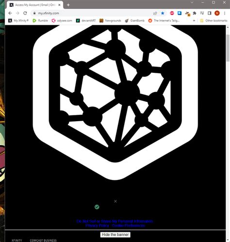 I See This When I Go To My Xfinity What Is It And Why Does It Take Up The Whole Screen R