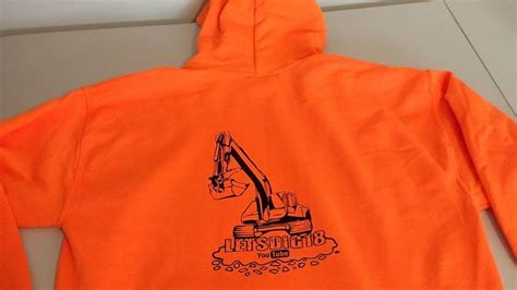 Safety Orange Zip Up Hoodie Mysite
