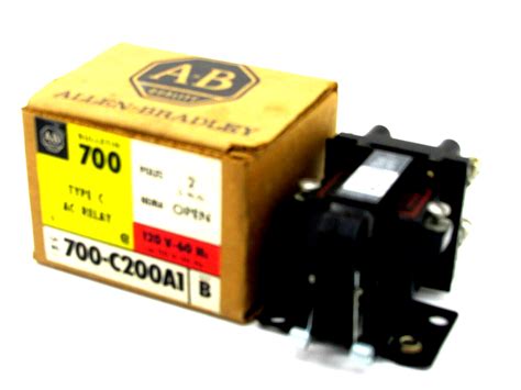 New Allen Bradley 700 C200 A1 Ac Relay Series B 700c200a1 Sb