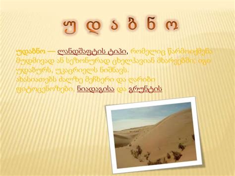 უდაბნო Ppt