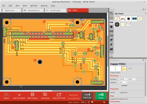 Fritzing For Fsoss Designing A Pcb In Linux Grumble Grumble