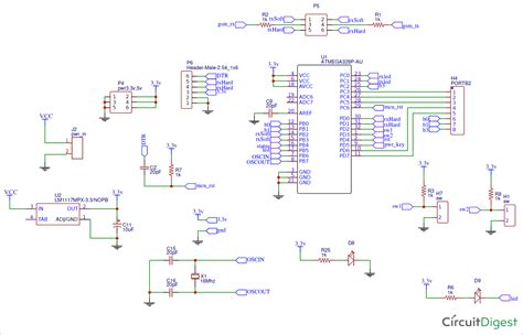 Diy Location Tracker Using Gsm Sim800 And Arduino Arduino Circuit