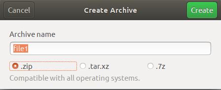 How To Compress Files Folders To Zip Tar Xz And Z Format In Ubuntu