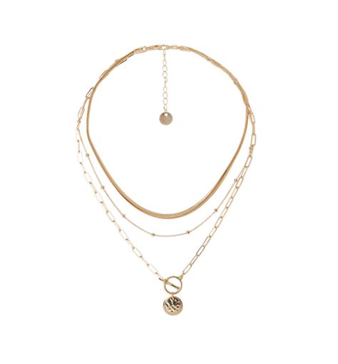 Set Of Two Necklaces Gold