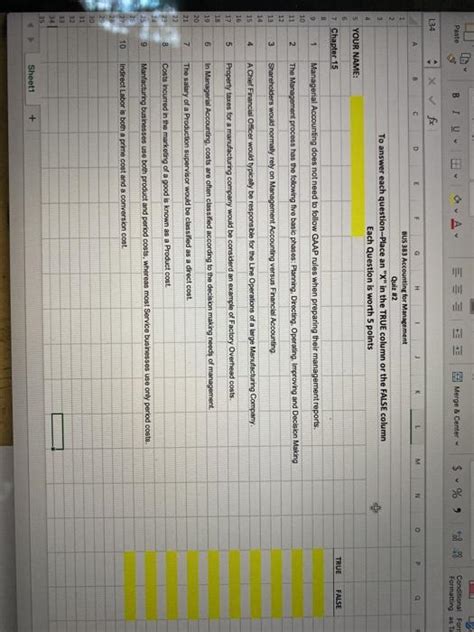Solved Paste Bt F А Merge And Center Conditional For
