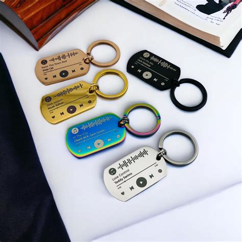 Spotify Keyring Personalised Spotify Keychain Spotify Code Spotify Premium Spotify Key