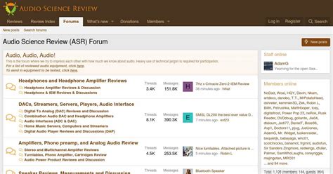 Audio Science Review Forum For Audiophiles And Audio Measurements