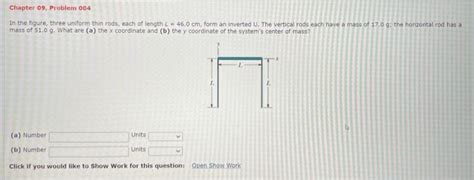 Solved Chapter 09 Problem 004 In The Figure Three Uniform