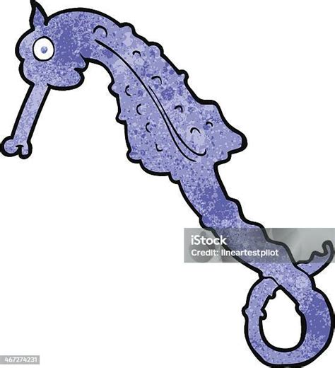 말풍선이 있는 해마 거친에 대한 스톡 벡터 아트 및 기타 이미지 거친 귀여운 그리기 Istock
