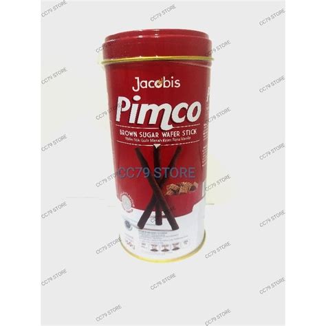 Pimco Brown Sugar Wafer Stick Vanilla Cans 150gr Shopee Philippines