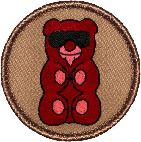 Cool Gummy Bear Patrol Patch 2 Diameter Round