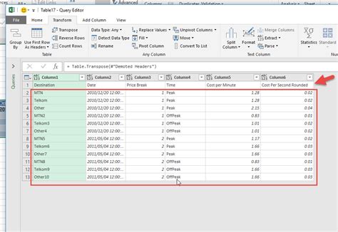 Switch Rows To Columns • Online Excel Za