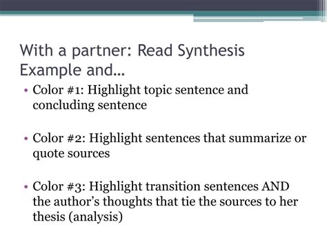 Ppt Synthesize And Create An Argument Powerpoint Presentation Free