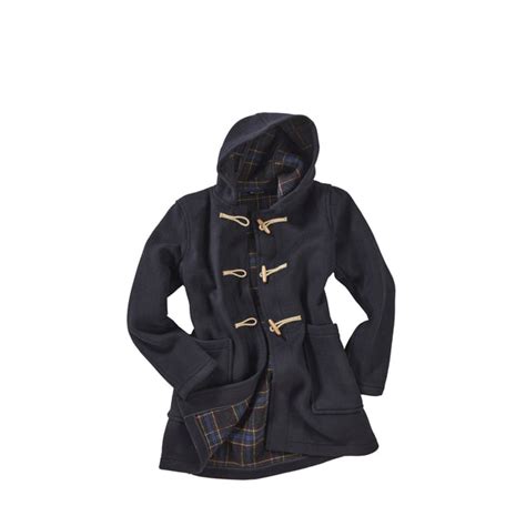 Womens Abberley Simple Fit Duffle Coat With Wooden Toggles Navy