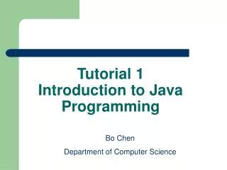 Ppt Chapter Introduction To Java Programming Powerpoint