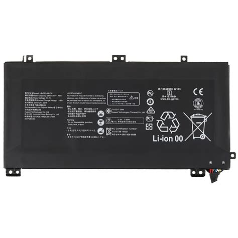 For Huawei MateBook 13 WRT-W19 11.40V 3660mAh Rechargeable Li-ion ...