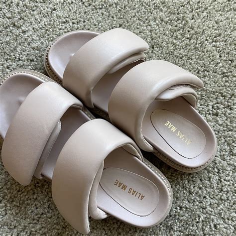 Alias Mae Puffer Slides Like New Worn Once Depop