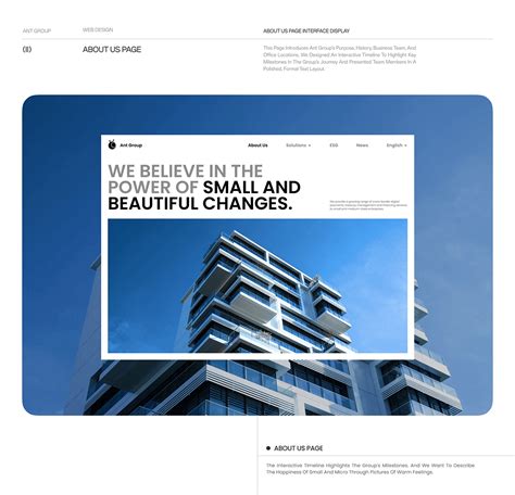 Uiux｜ant Group Corporate Website Design Behance