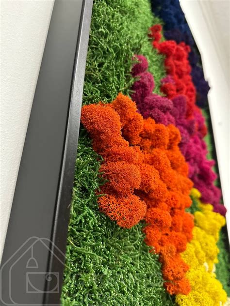 Картина з моху 90x60 см Ягель 822