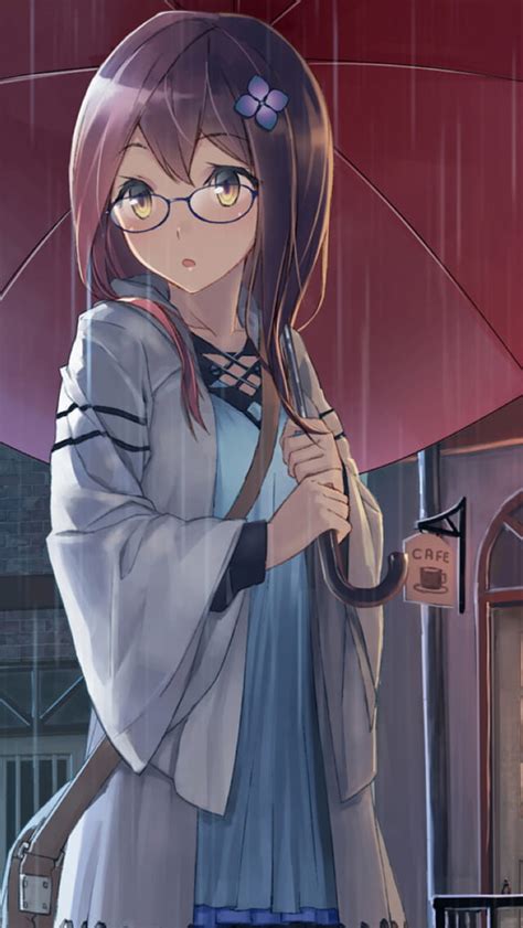 月光下的少女 动漫手机壁纸下载1 萌娘资源站