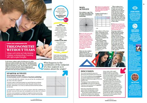 Ks3 Maths Lesson Plan Teach Trigonometry Without Tears Teachwire