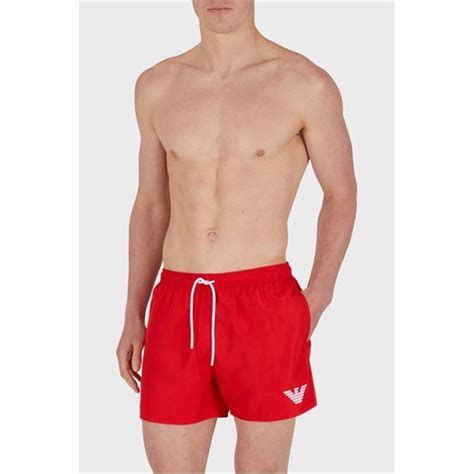 Emporio Armani Emporio Armani Mens Woven Boxer Men Swim Shorts