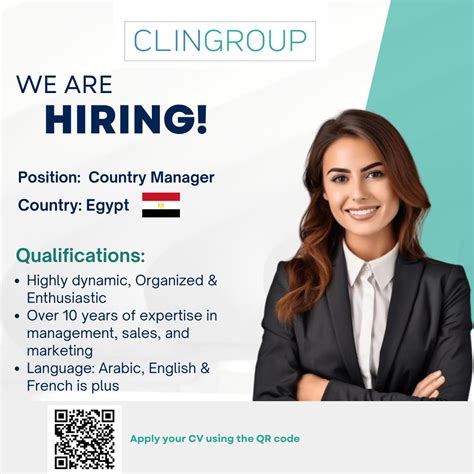Dr Nadia Cheaib On Linkedin Clingroup Hiring Egypt Manager Sales