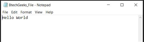 Java Program To Create A File And Write Into The File Btech Geeks