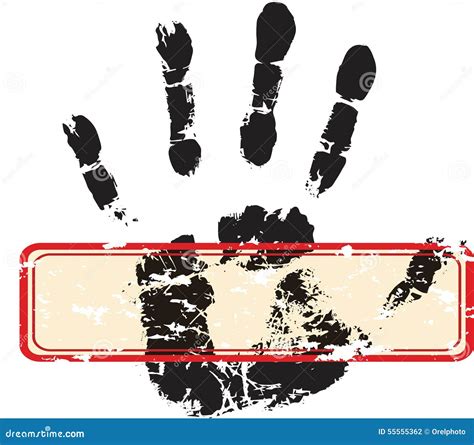 Palm Print Recognition And Access Concept Security Software By