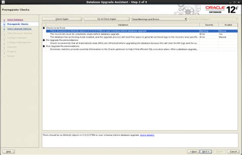 Oracle Database 12c Release 2 12201 Upgrade Using Dbua